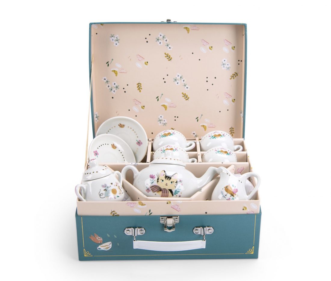 Moulin Roty – Les Parisiennes: Ceramic Tea Set – Poppy Shop Toys & Gifts