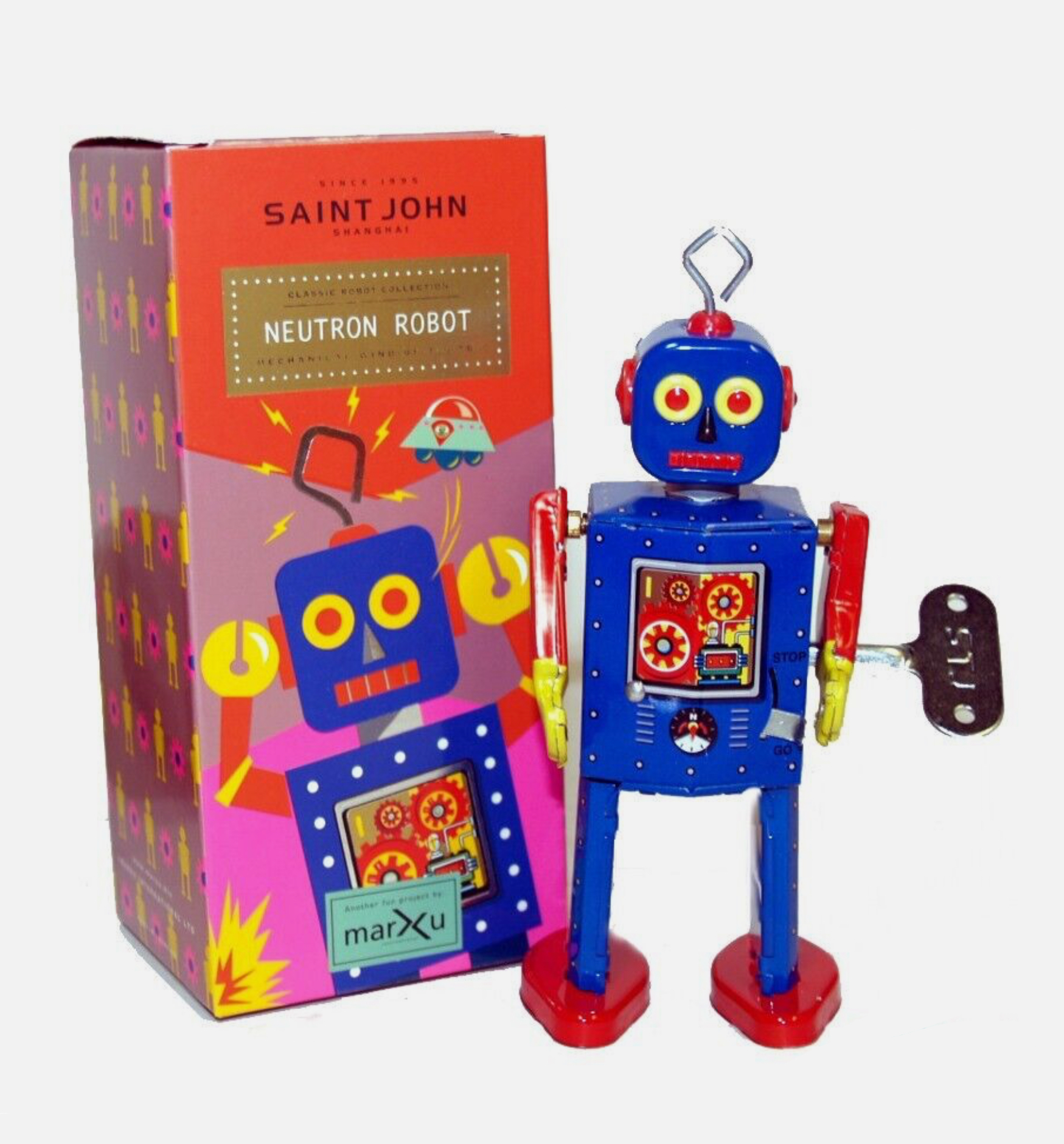 St John – Neutron Mechanical Robot – Poppy Shop Toys & Gifts